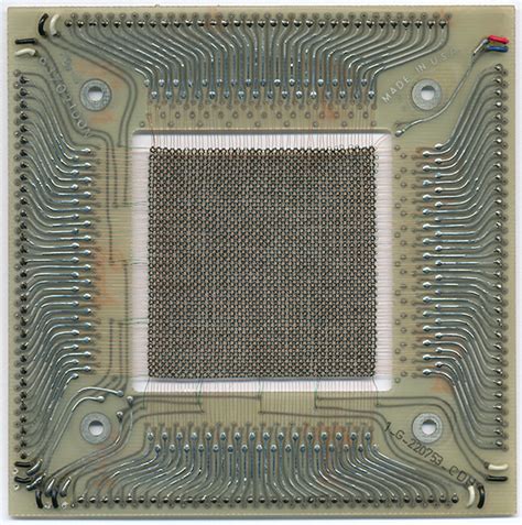 A Macro Exploration Of A 1960s Supercomputer Ferrite Memory Core And Processor Module The Cdc