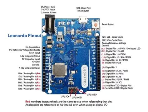 placa leonardo r3 rev3 atmega32u4 com cabo usb para arduino à venda em