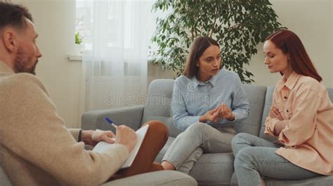 Counseling Session With A Psychologist Stock Footage Video Of Therapist Clients 317498538