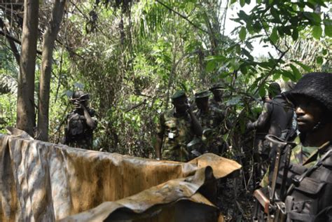 Army Uncovers Illegal Oil Bunkering Site At Etche Rivers State