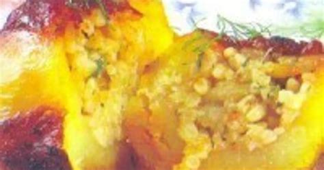 Картофель фаршированный рисом и луком рецепт автора Александр
