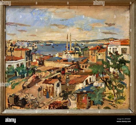 Il Bosforo Olio Su Tela Donato Frisia 1933 Piacenza Galleria