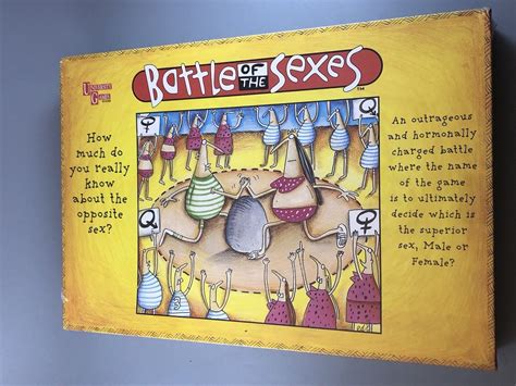 Battle Of The Sexes Board Game By University Games New In Plastic 1997