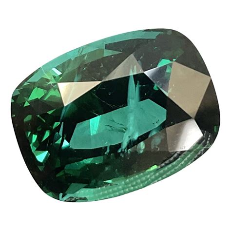 26 95 Carats Indicolite Tourmaline Cushion Faceted Cut Stone Natural