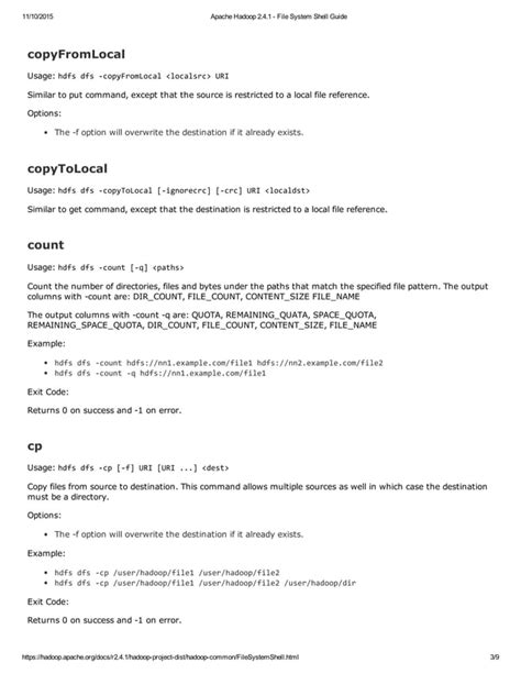General Apache Command For Hadoop Pdf