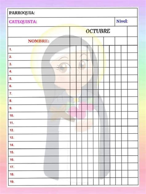 Listas De Asistencia Catequesis Infantil Pdf