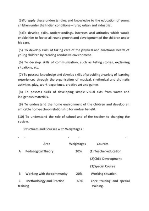 Objectives Of Teacher Education