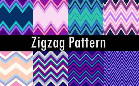 Abstract Geometric Zigzag Pattern Graphic By Notjungcg Creative Fabrica