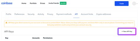 How To Add Your Coinbase Api Key To Your Kryll Account