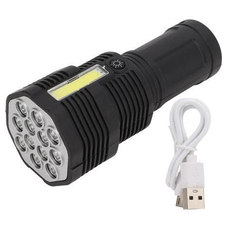 Linterna Potente Led Linterna Recargable Usb 1200 Mah 4 Modos De
