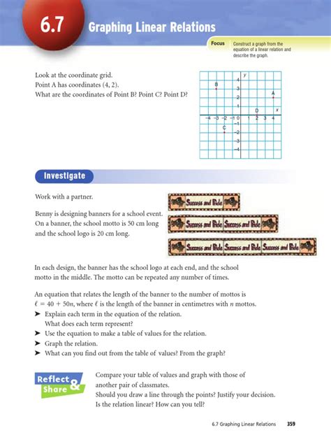 parshva mehta 6 7 graphing linear relations pdf mathematical