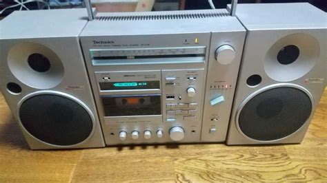【目立った傷や汚れなし】technics テクニクス コンサイス1982 コンサイスコンポ Sa C06 ワンオーナー 42年前新品購入の落札