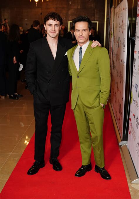 ALL OF US STRANGERS Stars Paul Mescal And Andrew Scott At The London