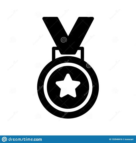 cone Liso Do Vetor Do Glyph Da Concess o Ilustração Stock Ilustração de recompensa isolado