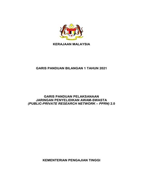 Garis Panduan Pprn Update Februari 2021