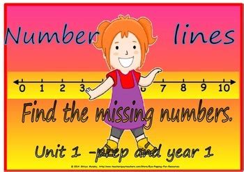 Number Line Missing Numbers By Silviya V Murphy TpT