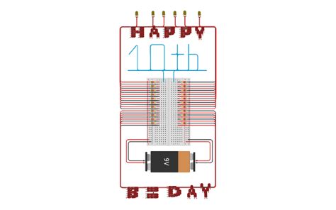 Circuit Design Happy Birthday Tinkercad Tinkercad