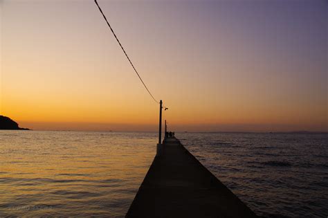 原岡桟橋夕景③ たーぼぅS BLOG Kitchen Ver Ⅱ