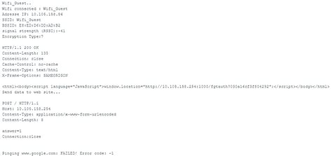 Send Data Post Protocole With Arduino To Web Page Javascript
