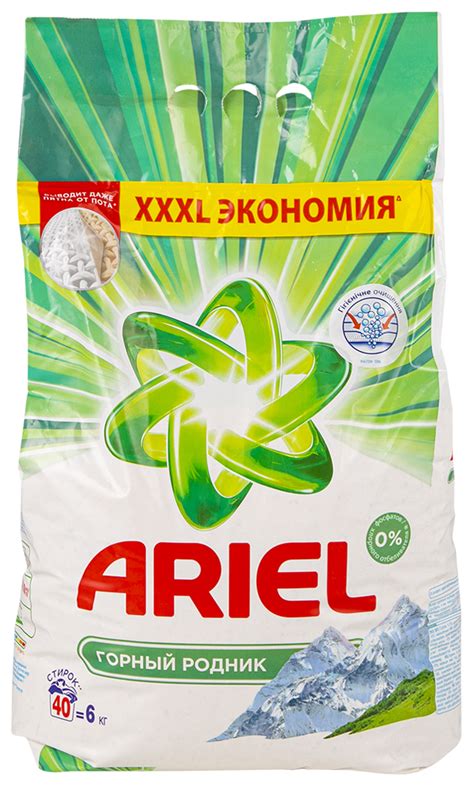 Пральний порошок Ariel Гірський Джерело 6 кг Автомат купити ціна характеристики Comfy