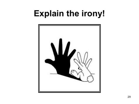 Irony And Paradox