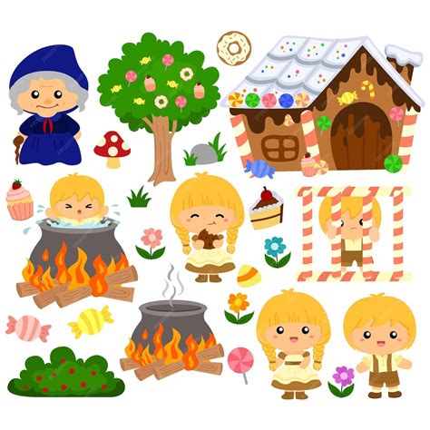 Premium Vector Classic Story Of Hansel And Gretel Red Business