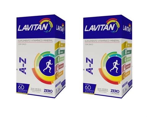 Lavitan A z Suplemento Vitamínico E Mineral Zinco 120 Cp R 32 80