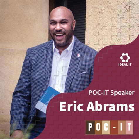 Poc It Speaker Event Eric Abrams On “reflections On Black History