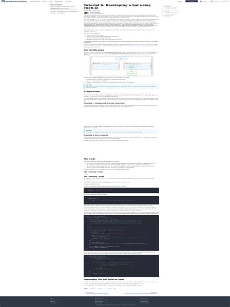 tutorial 6 developing a bot using tock ai workadventure