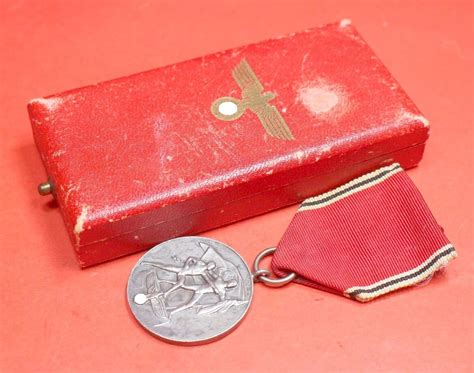 Anschluss Medaille 13 März 1938 Österreich im Etui 80 00