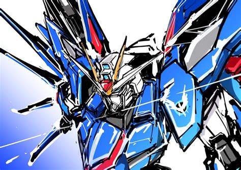 Rising Freedom Gundam Gundam And 2 More Drawn By Kazuu Danbooru