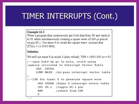 interrupts programming the 8051 microcontroller and embedded systems