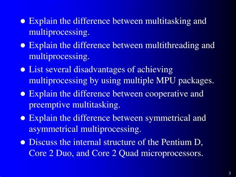 PPT Presentation 31 Multicore Multiprocessing Multithreading And