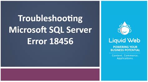 Mssql Error 18456 Causes And Solutions For Login Failed For User