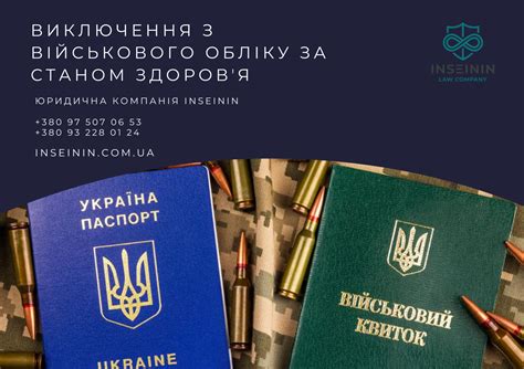 Виключення з військового обліку за станом здоровʼя