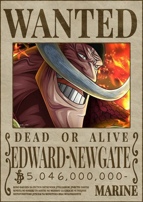 Edward Newgate Wanted By TwenSix Em 2022 Tela De Bloqueio De Anime