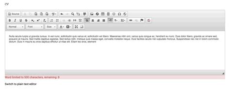Ckeditor Counter Flashes And Then Re Displays Max Character Limit