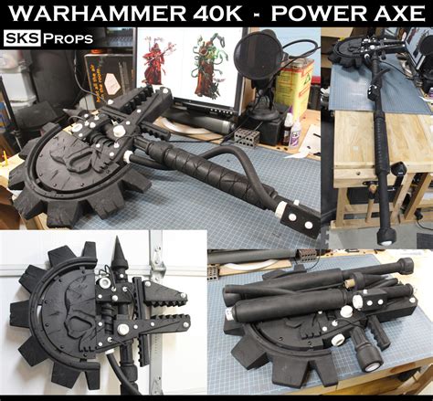 Warhammer 40k Power Axe Sks Props By Sksprops On Deviantart