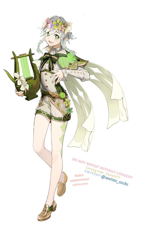 A Collection Of Genshin Character Editcolor Swaps Ive Been Posting To