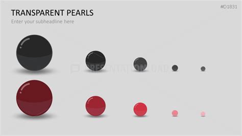 Transparent Pearls Powerpoint Templates Presentationload