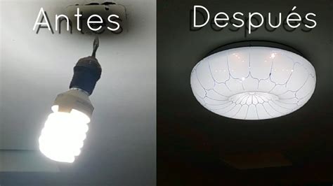 DIY como cambiar un foco convencional a una lámpara led YouTube