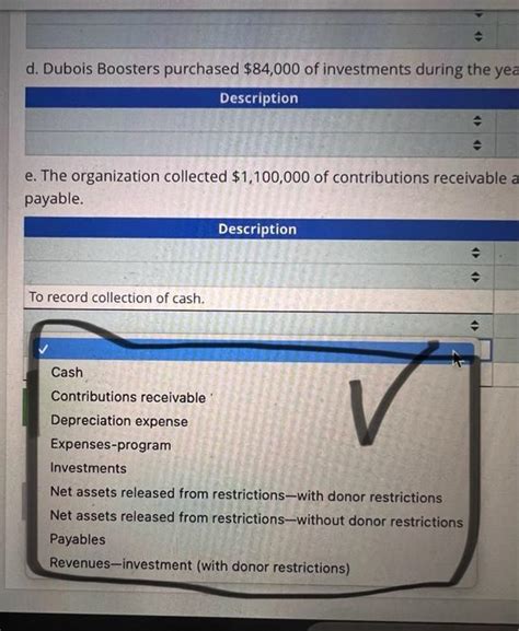 solved please only use the accounts from the selection on