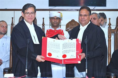 Chief Justice Of J K High Court Administers Oath Of Office To Justice