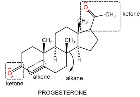 Look At The Structure Of Progesterone And Identify All The Functional