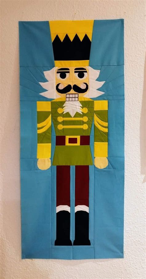 Nutcracker Foundation Paper Piecing Pattern Fpp Pattern Quilt Block