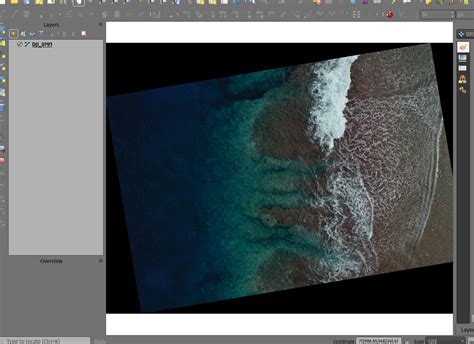 Images Georeferenced With Worldfile Have A Black Frame When Rotated