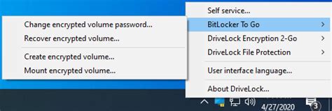 Bitlocker To Go On The Drivelock Agent