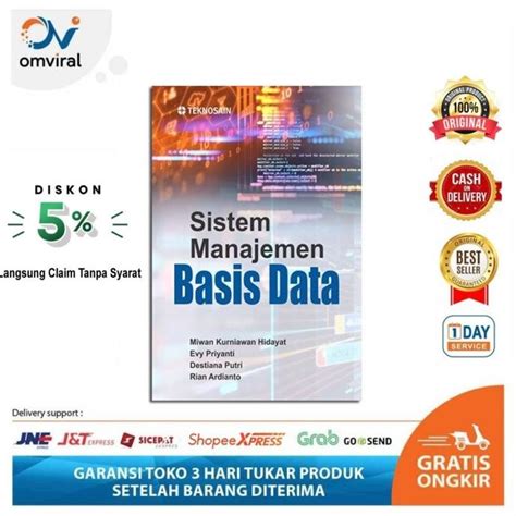 Jual Original Buku Komputer Teknik Informatika Sistem Manajemen Basis Data Destiana Putri
