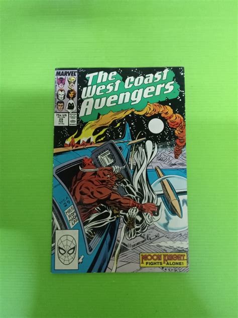West Coast Avengers Al Milgrom Cover Art Marvel Copper Age Hobbies Toys Books