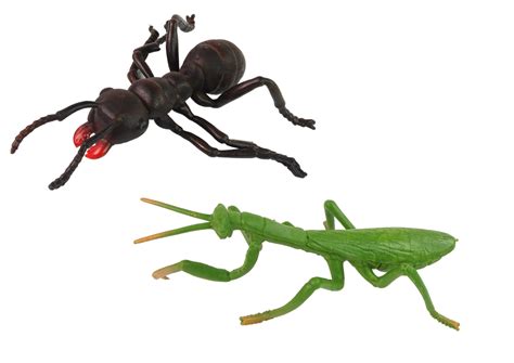 Set Mit 6 Insektenfiguren Insekt Spinne Biene Spielzeug
